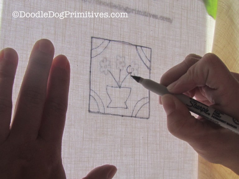 How to Punch Needle Series #1: Tracing the Punch Needle Pattern