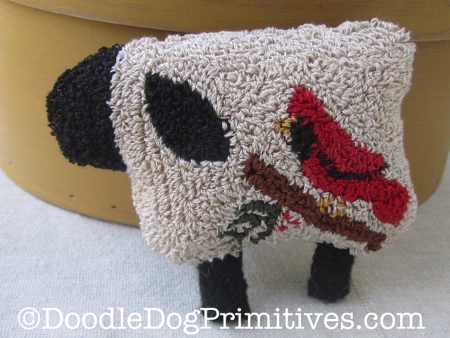 Sheep Pattern in Punch Needle & Primitive Stitcher Magazine