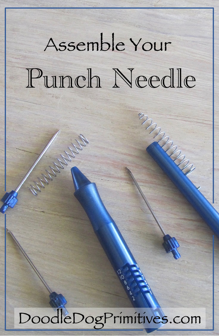 How to Assemble Ultra Punch Needle - DoodleDog Designs Primitives
