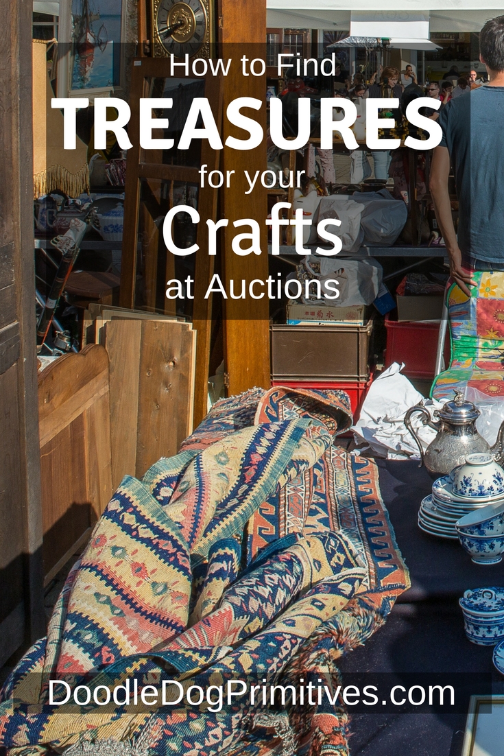 Find Treasures at Auctions - DoodleDog Designs Primitives