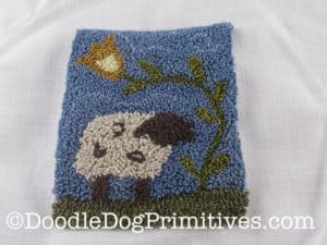 Same Free Punch Needle Pattern - New Colors - DoodleDog Primitives