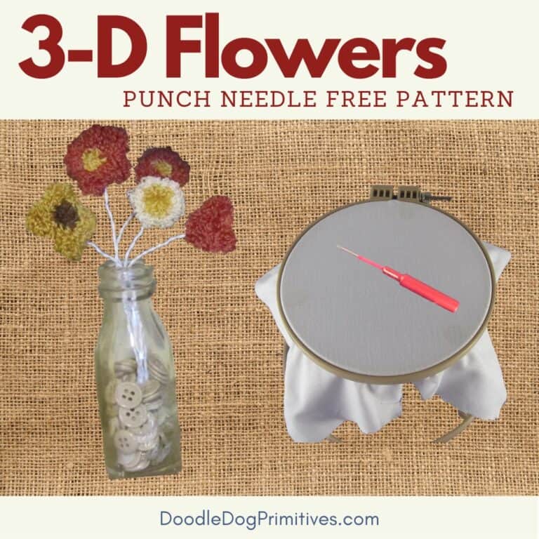 DoodleDog Designs Primitives Punch Needle, Rug Hooking, & Prim Crafts