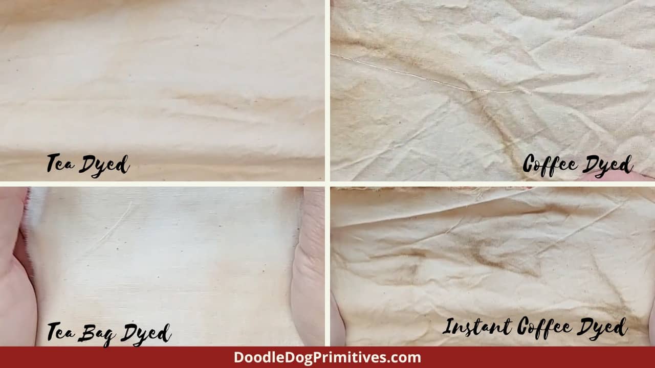 6 Ways to Age Fabric - DoodleDog Primitives