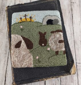 Easter Punch Needle Pattern - DoodleDog Designs Primitives