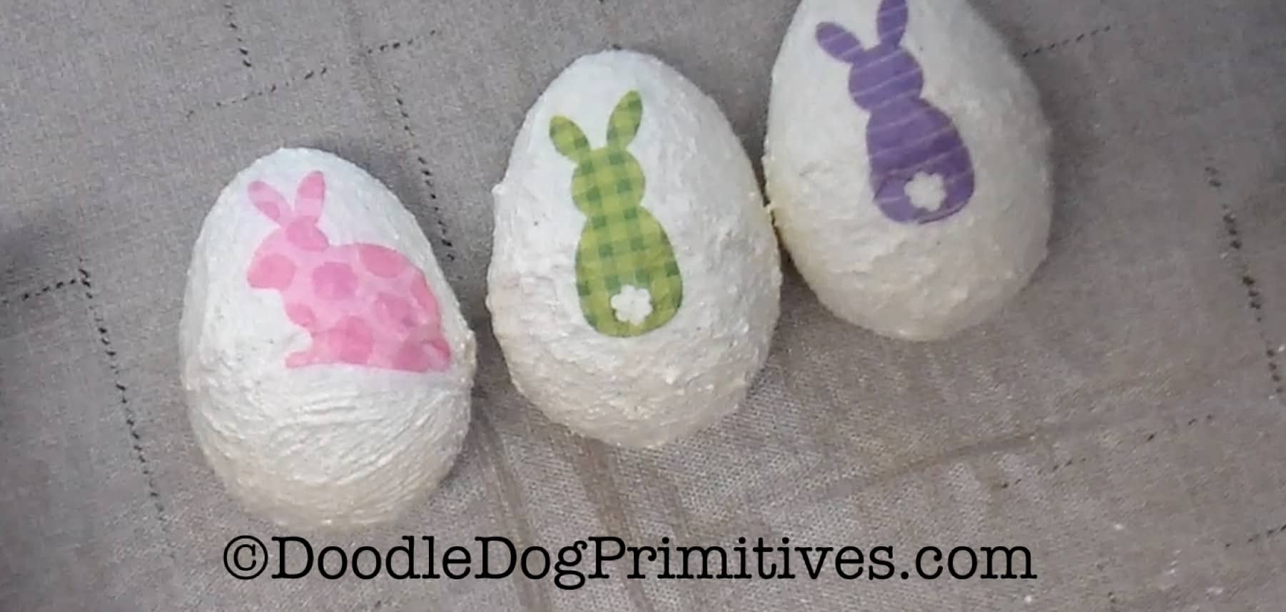 Primitive Easter Eggs Tutorial - DoodleDog Designs Primitives