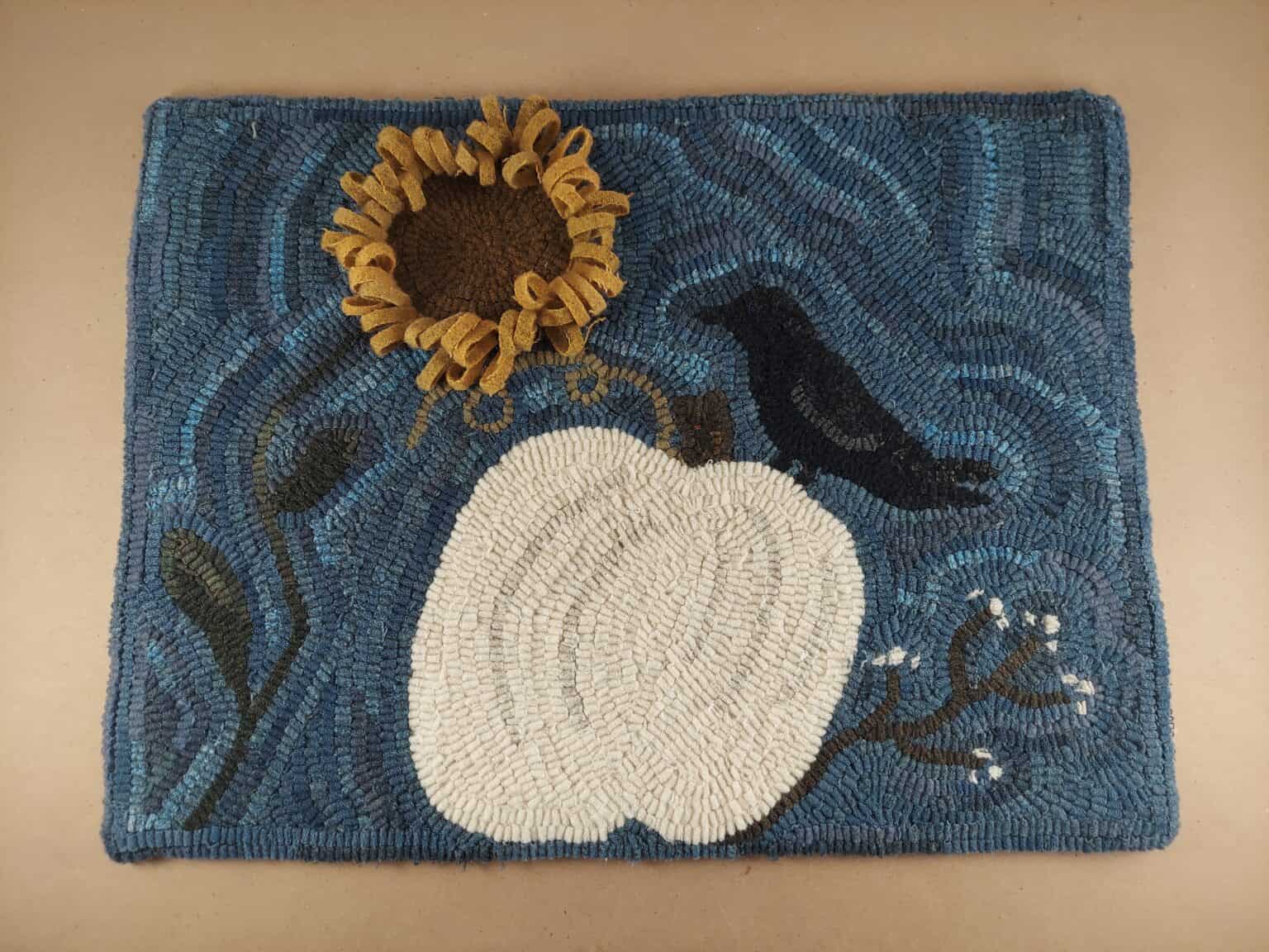 Primitive Fall Rug Hooking Pattern - DoodleDog Designs Primitives