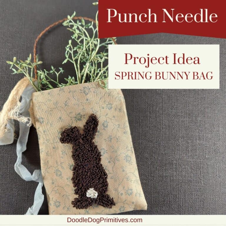 Punch Needle Tutorials - DoodleDog Designs Primitives