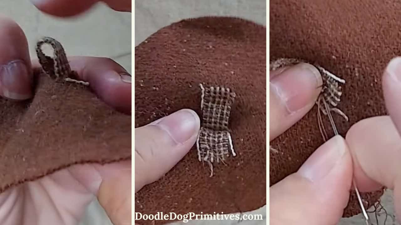 DIY Primitive Felted Wool Acorns - DoodleDog Designs Primitives