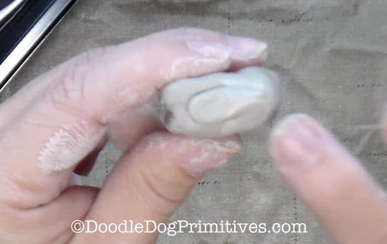 DIY Rustic Sheep from Air Dry Clay - DoodleDog Designs Primitives