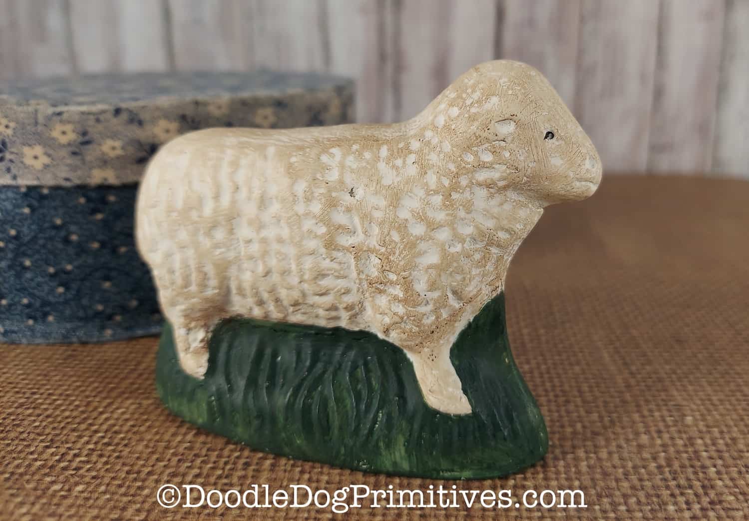 DIY Chalkware Sheep - DoodleDog Designs Primitives