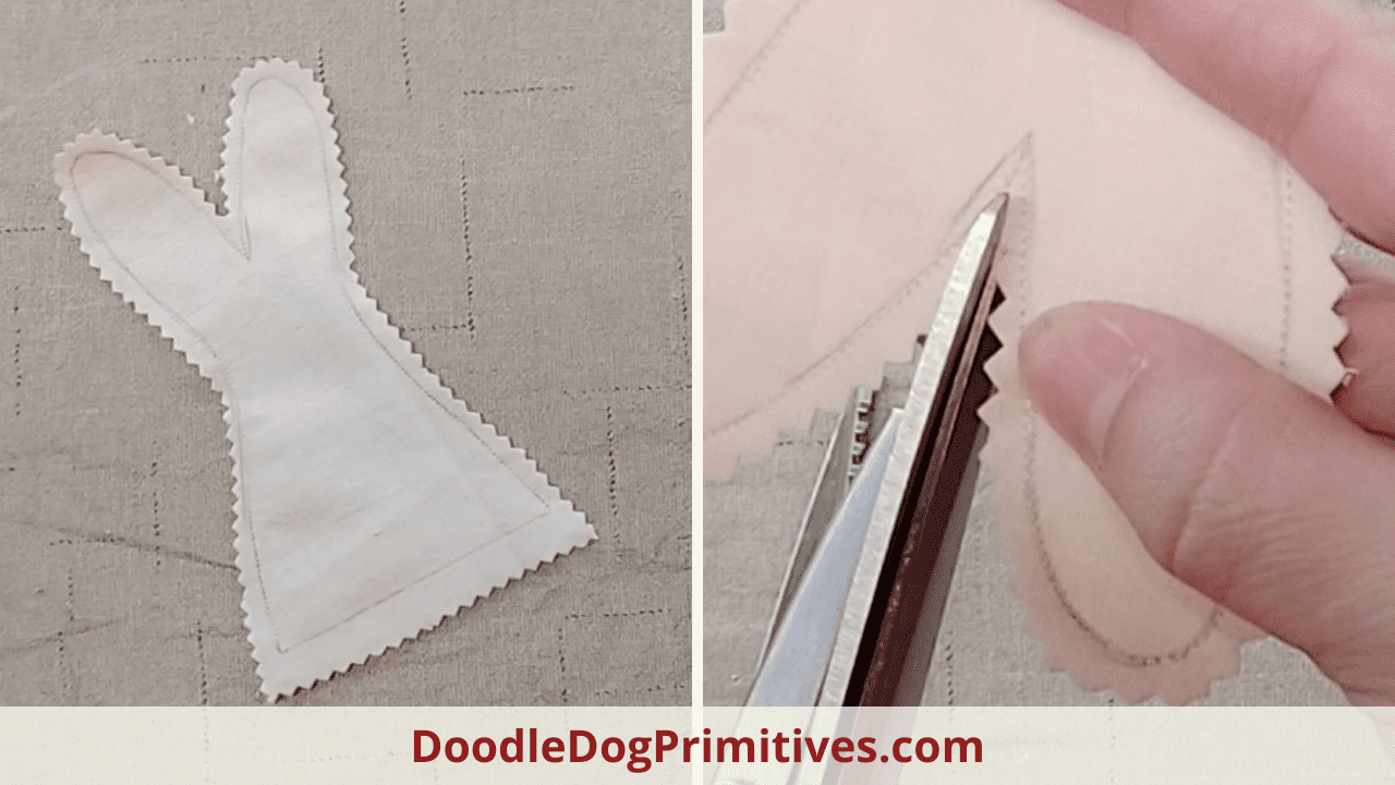 Primitive Painted Bunny Bowl Fillers Tutorial - DoodleDog Designs