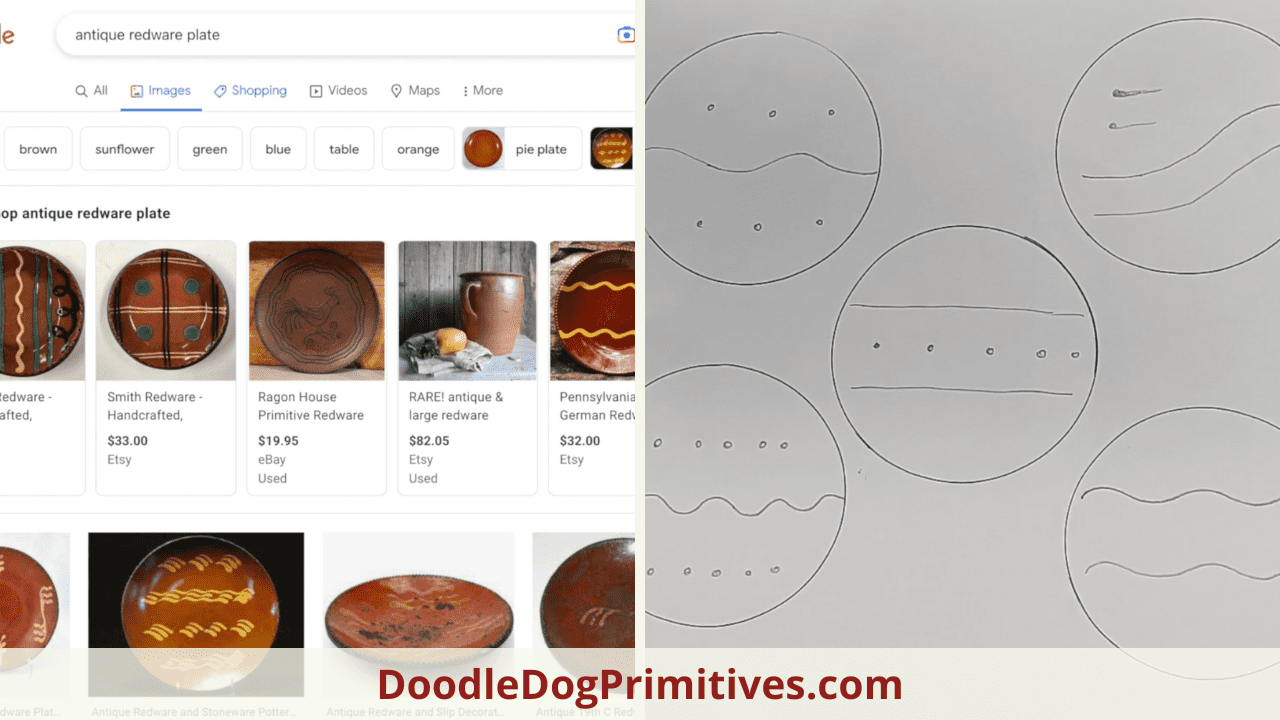 Redware Ornaments Tutorial - DoodleDog Designs Primitives