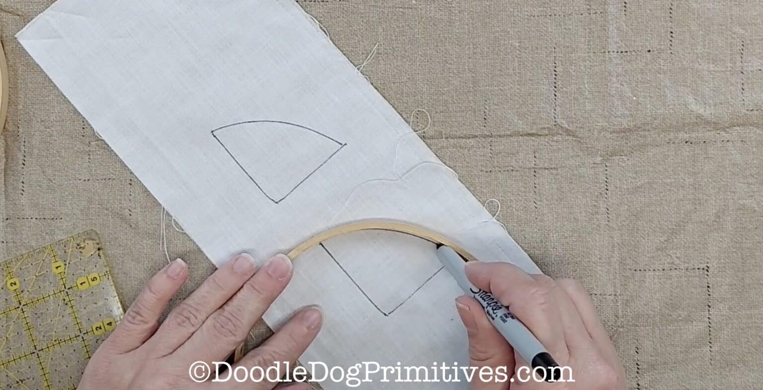 Punch Needle Strawberries Tutorial - DoodleDog Designs Primitives