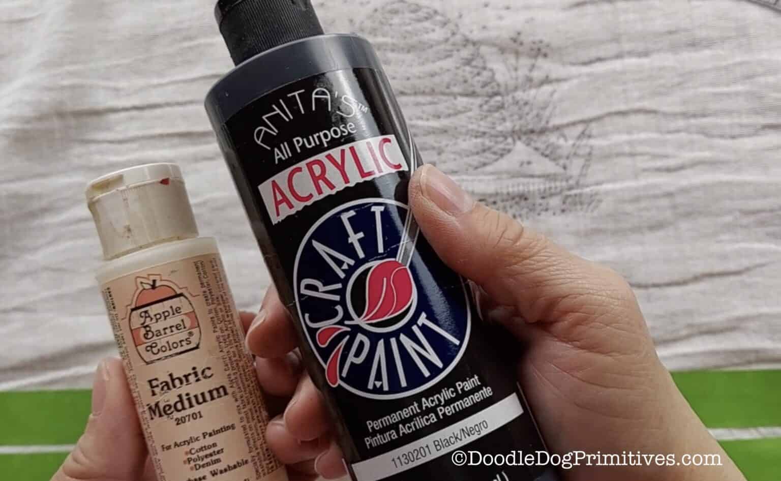 Spring Tea Towels: Transfer Image with Freezer Paper - DoodleDog Prim