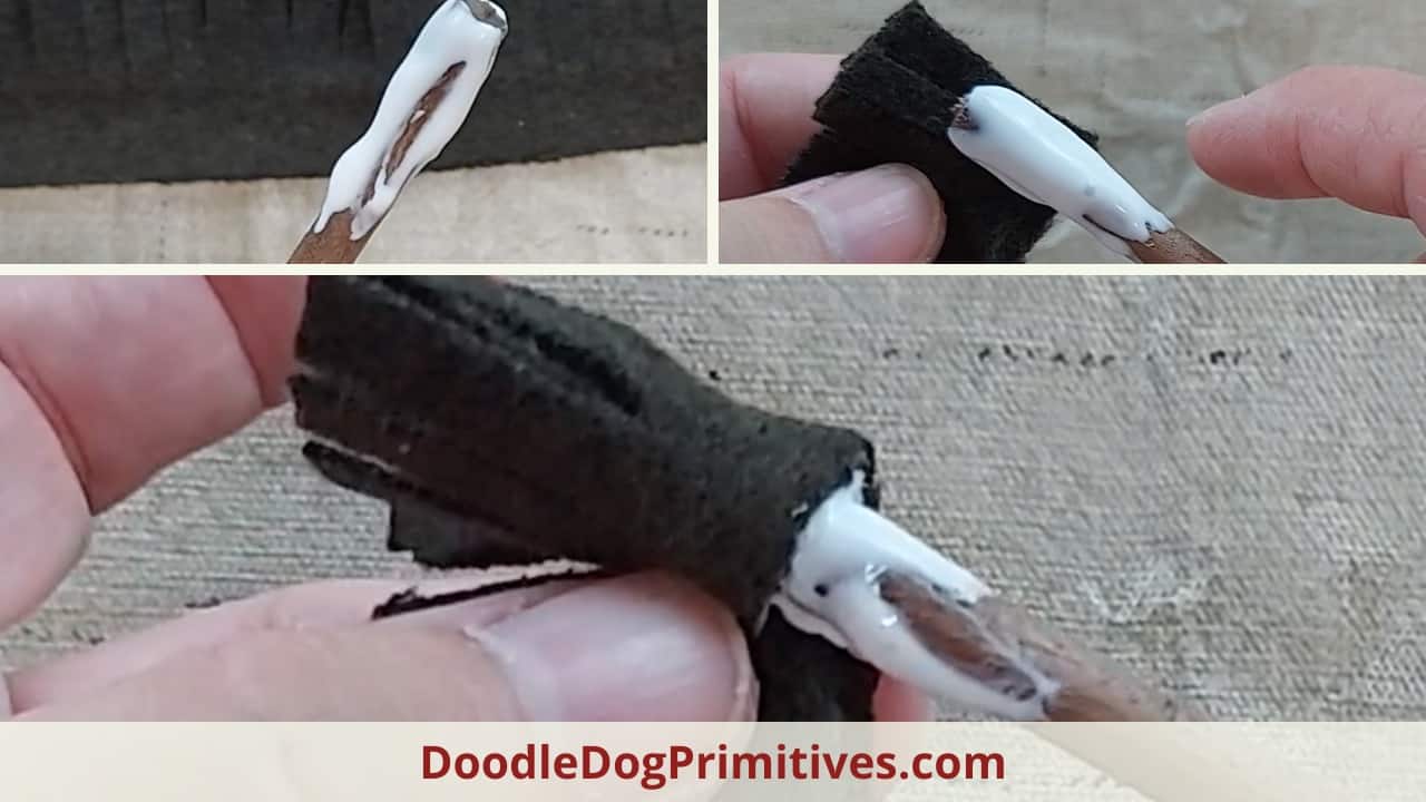 Felt Christmas Trees Tutorial - DoodleDog Designs Primitives