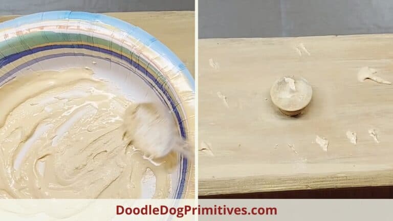 Chippy Paint Tutorial - DoodleDog Designs Primitives