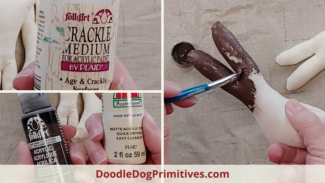 Primitive Painted Bunny Bowl Fillers Tutorial - DoodleDog Designs