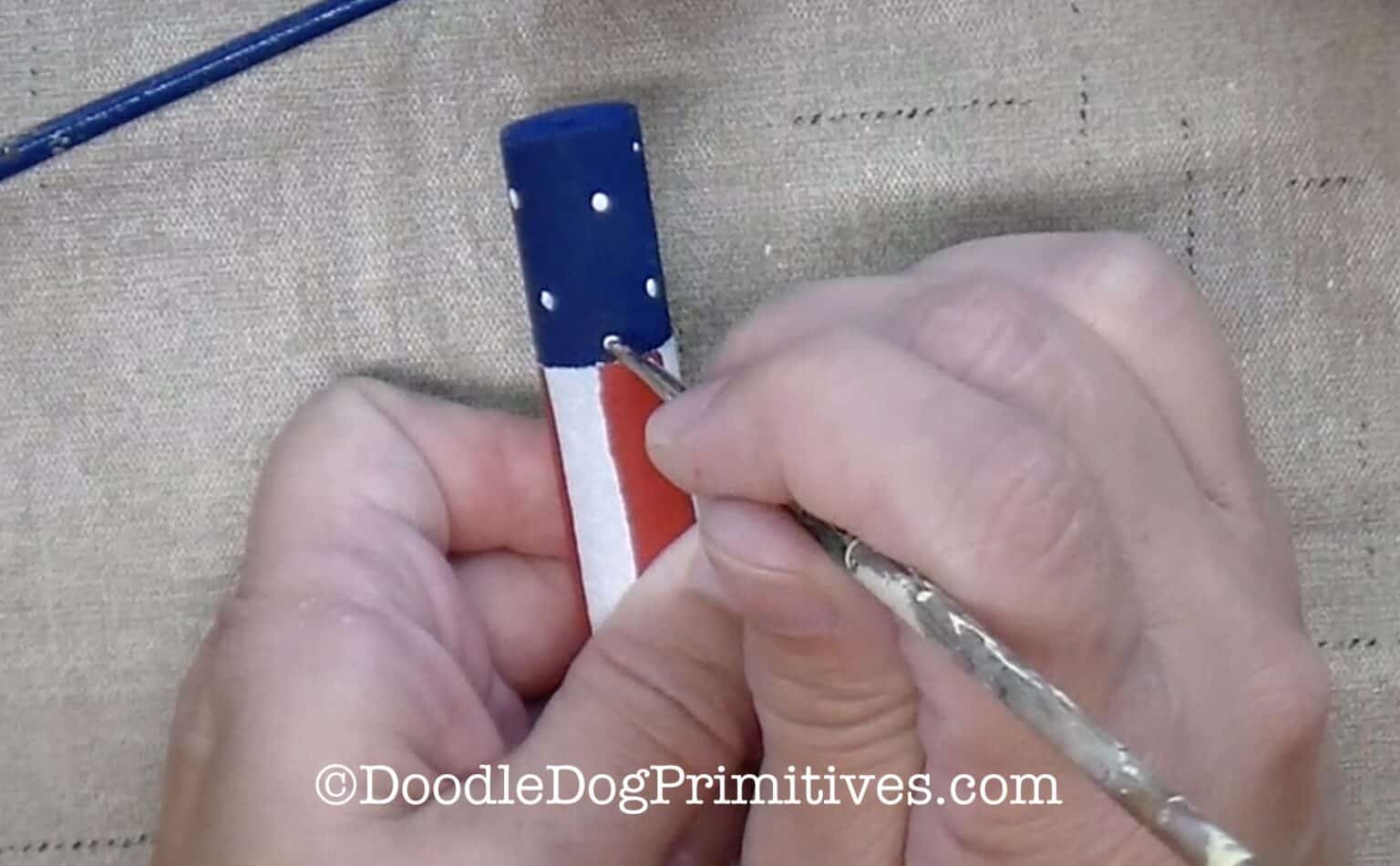 Primitive Firecracker Bundles Tutorial - DoodleDog Designs Primitives