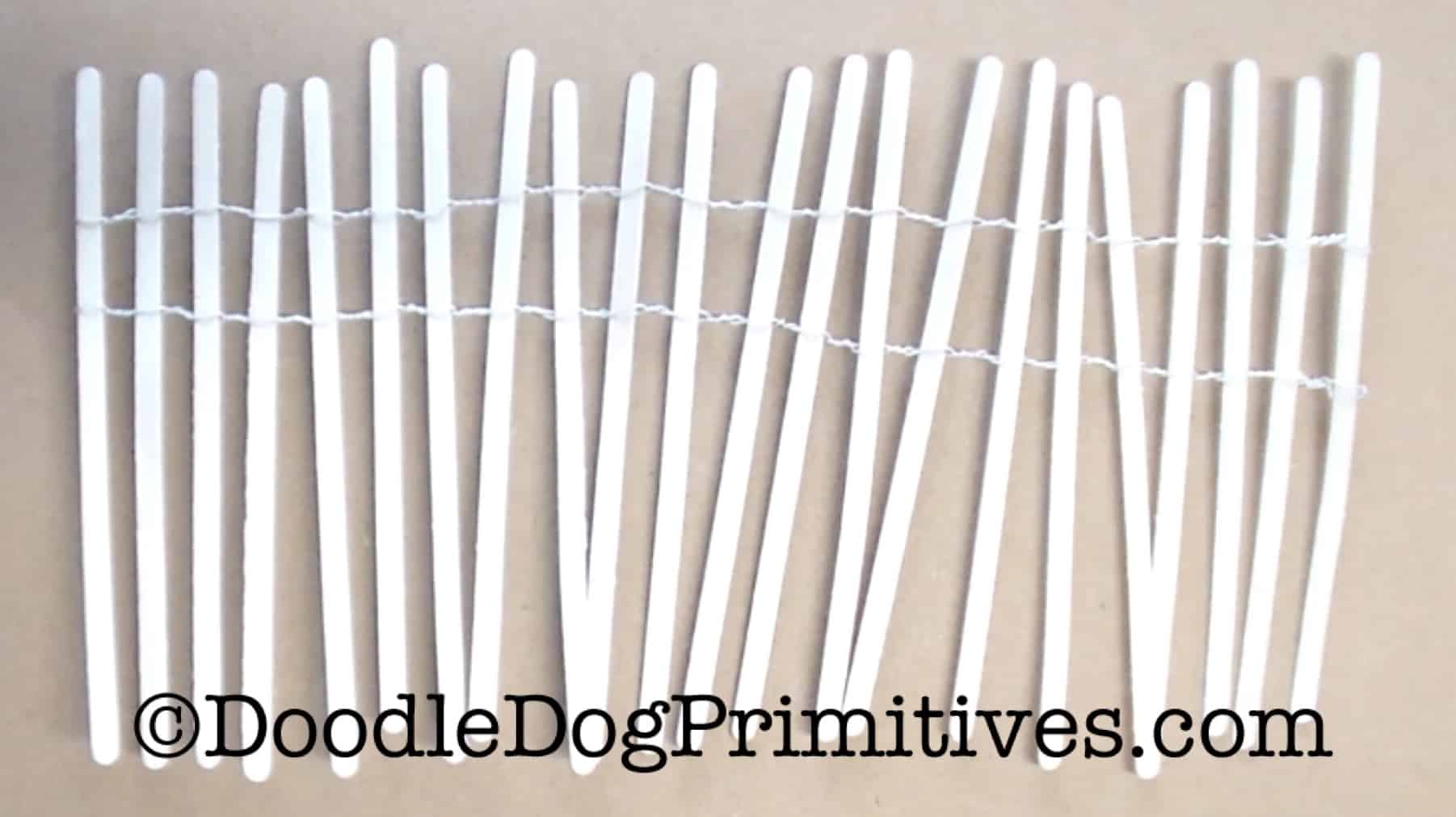 Primitive Fence Tutorial - DoodleDog Designs Primitives