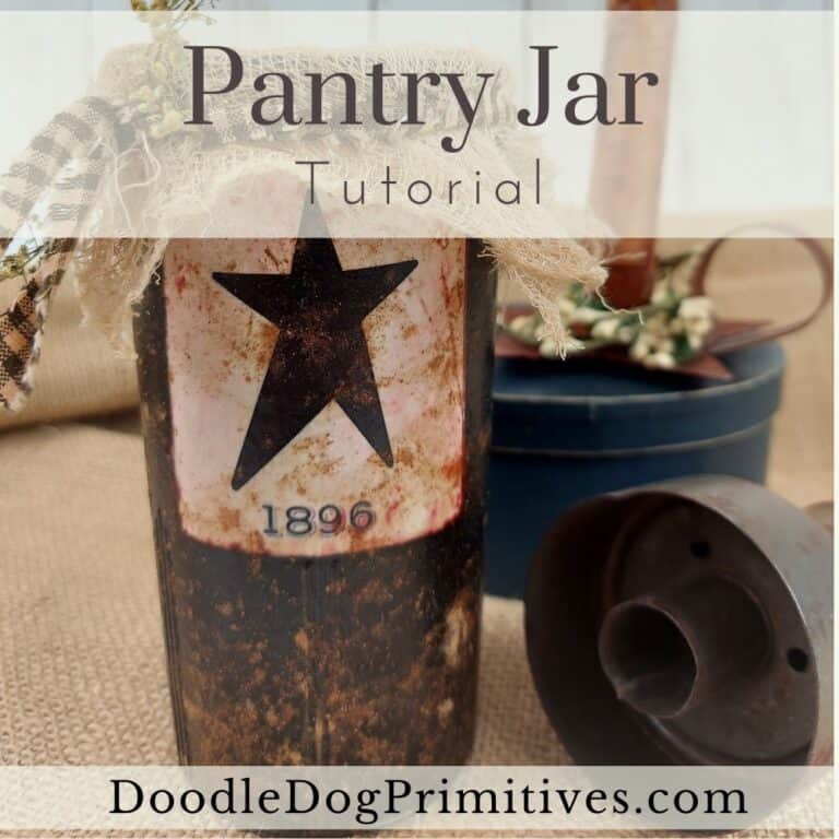 Primitive Crafts Tutorials - DoodleDog Designs Primitives
