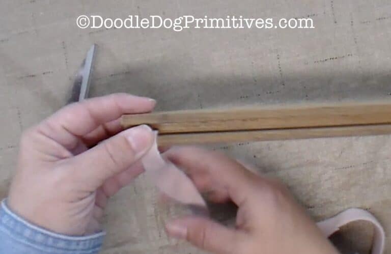 Make & Use a Proddy Stick for Rug Hooking - DoodleDog Primitives