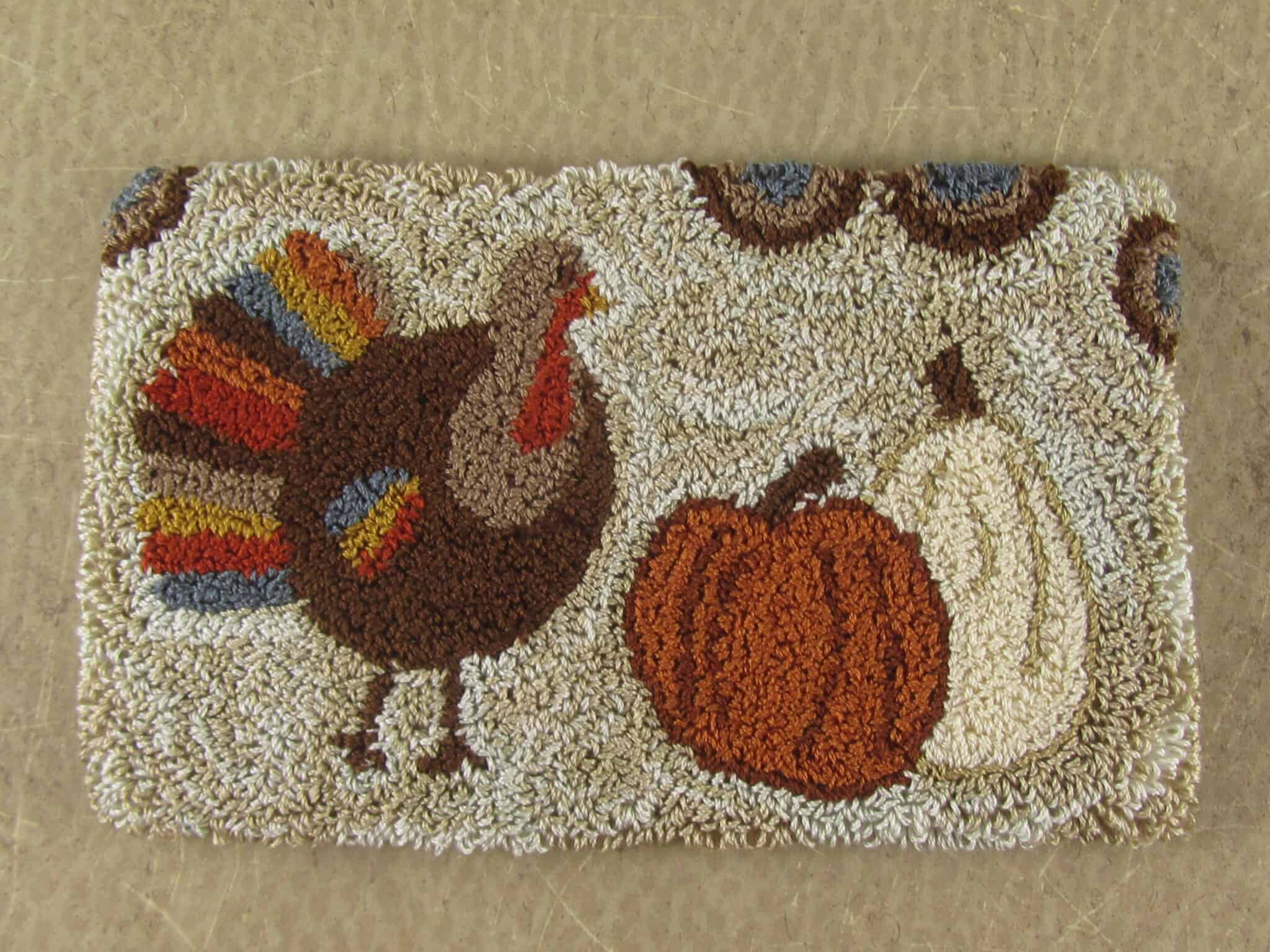 Primitive Turkey Punch Needle Pattern - DoodleDog Designs Primitives