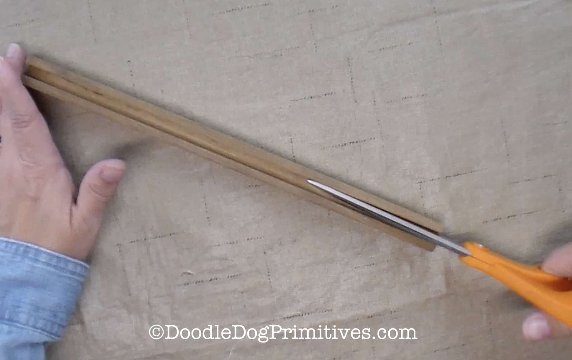 Make & Use a Proddy Stick for Rug Hooking - DoodleDog Primitives