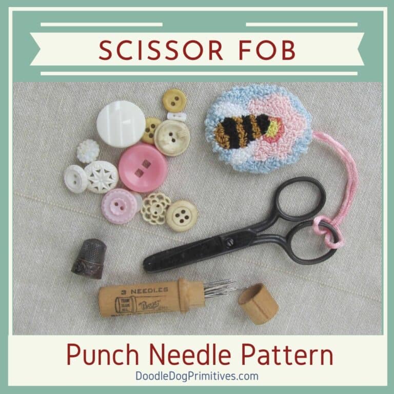 Free Punch Needle & Rug Hooking Patterns - DoodleDog Primitives