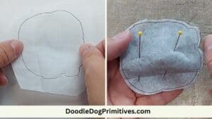 Sheep Pin Punch Needle Tutorial - DoodleDog Designs Primitives