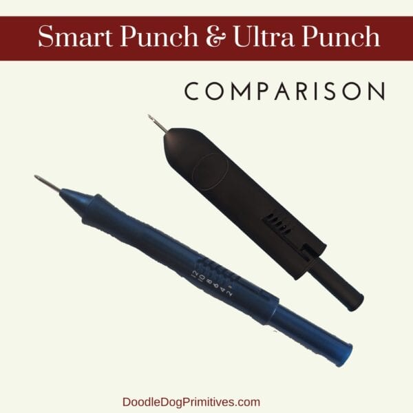 Smart Punch Punching Depth Comparison - DoodleDog Designs Primitives