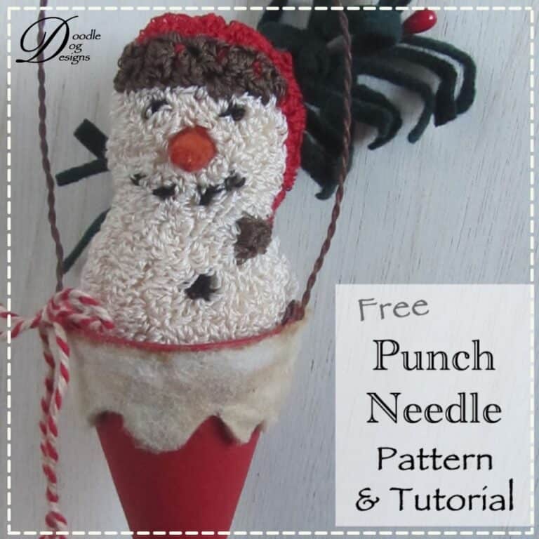 Free Punch Needle & Rug Hooking Patterns - DoodleDog Primitives
