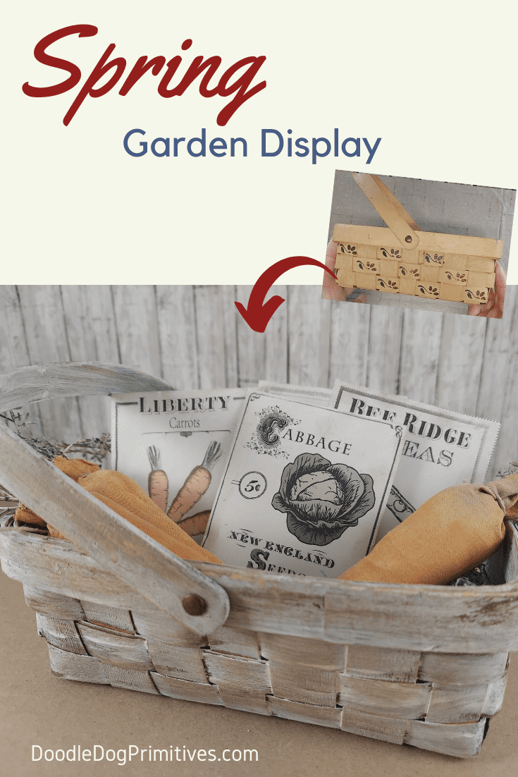 Farmhouse Spring Garden Decor - DoodleDog Designs Primitives