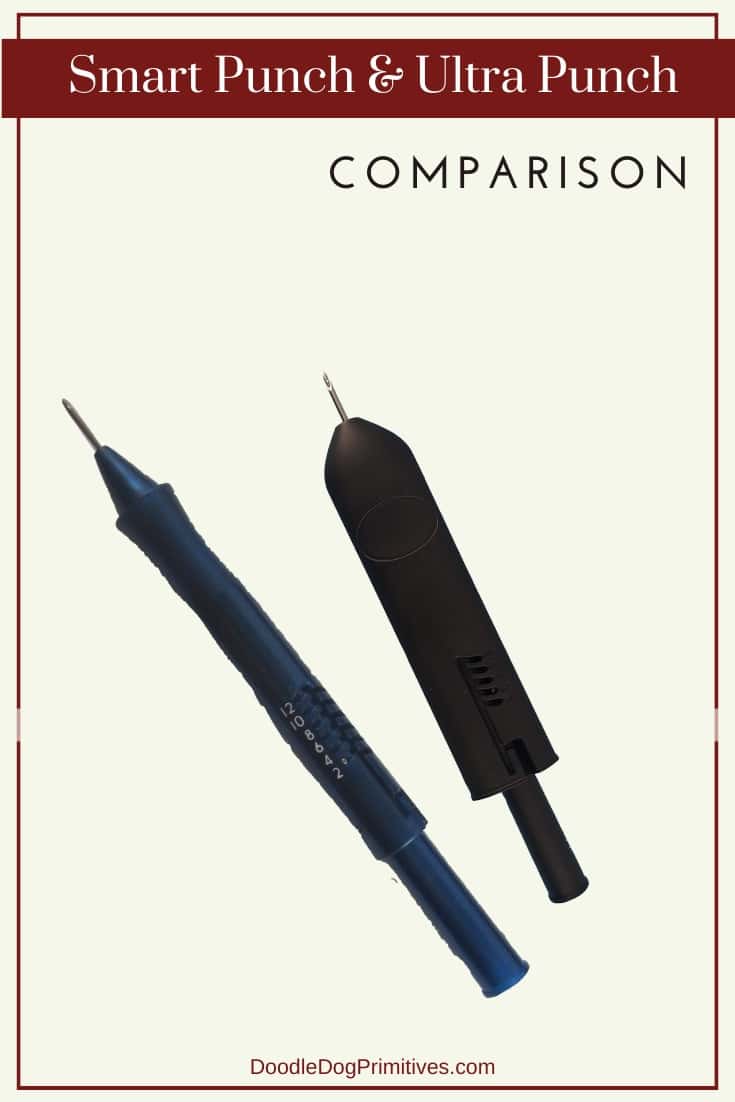 Smart Punch Punching Depth Comparison - DoodleDog Designs Primitives